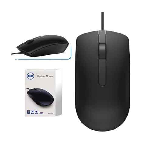 DELL MS116 Optical Mouse (Black) - Nabellas Stores