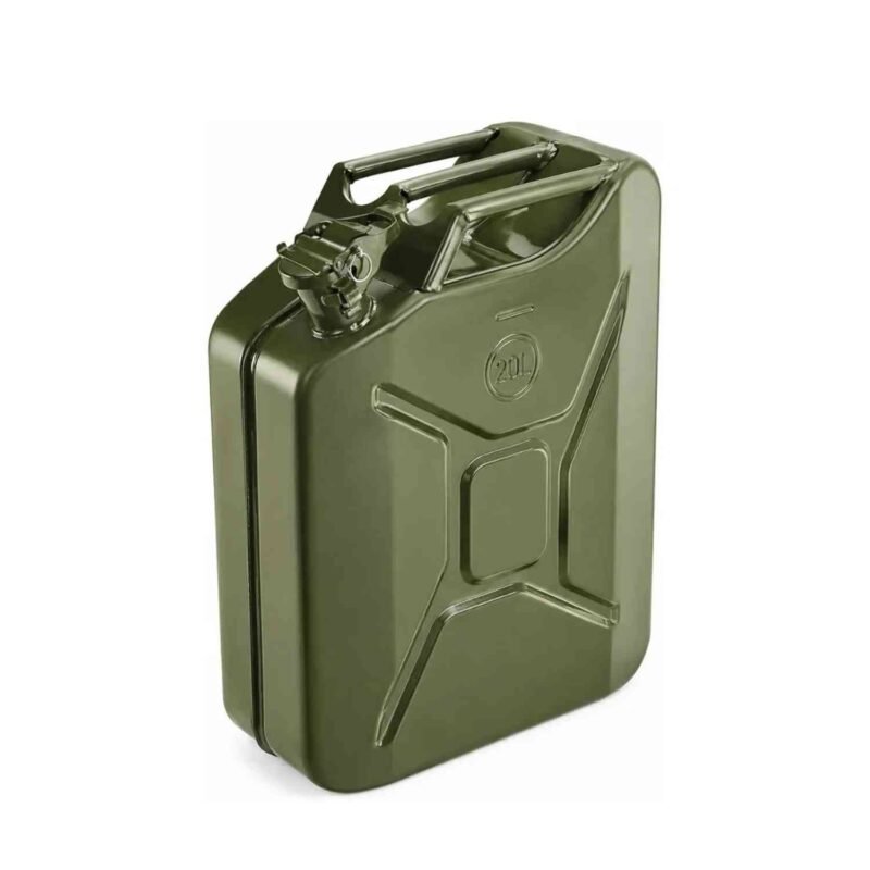 Metal 20 Litre Steel Fuel Canister Jerry Can - Leak Proof Diesel Fuel ...
